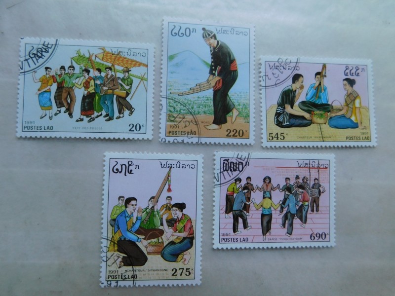 LAOS 1991 KOMPLET SERIJA