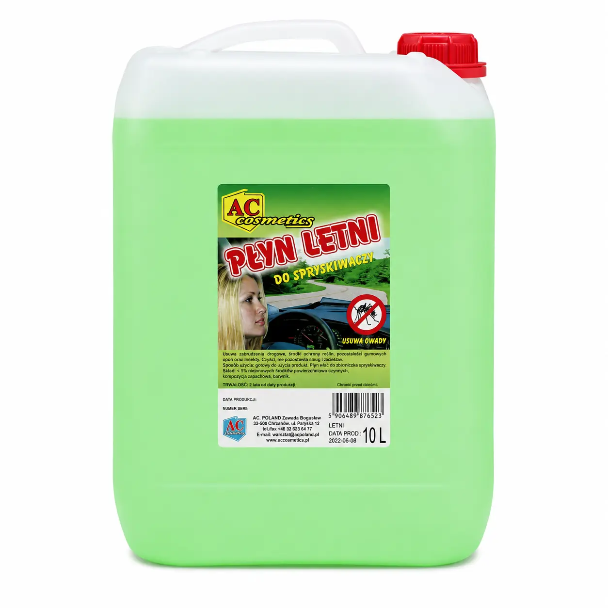 Car 888 Accessories Letnja tečnost za šoferšajbnu, 10 l
