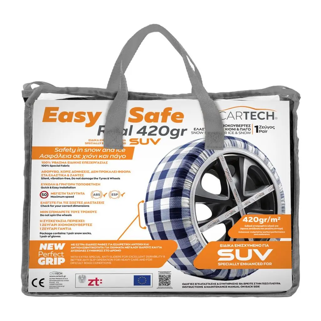 Cartech Čarape za sneg Easy & Safe Real, 420 g, SUV K1, par