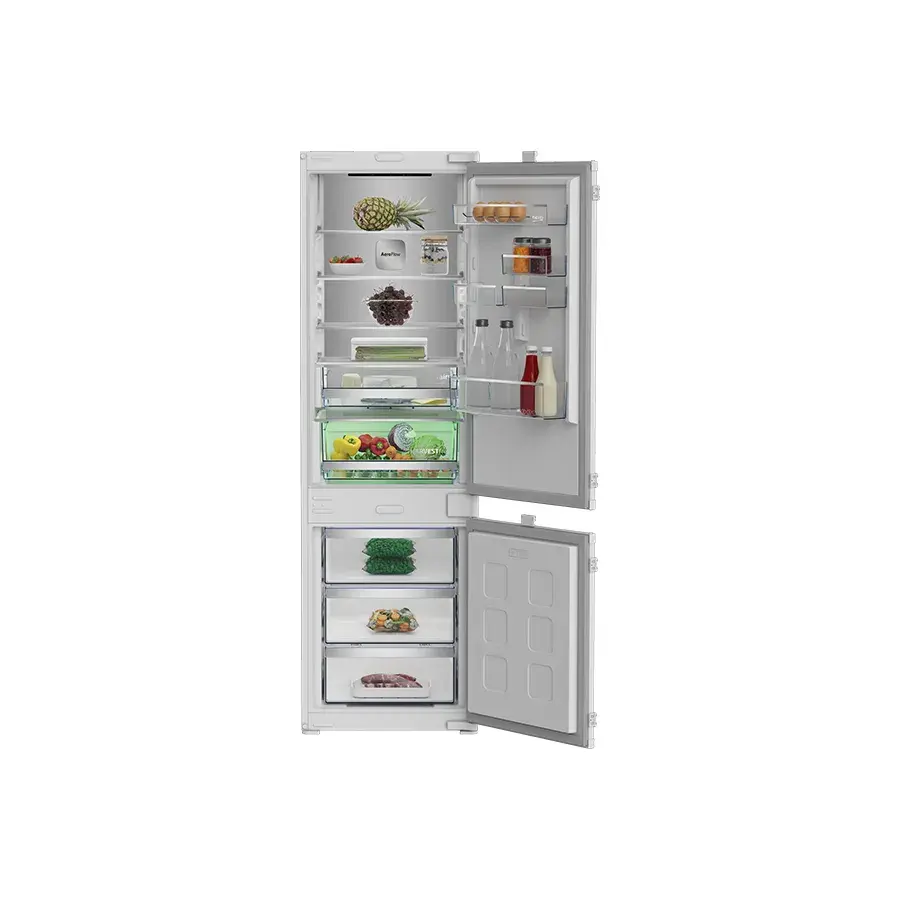 Beko ugradni frižider B7BCNA295HS2, 194/76l, sivi