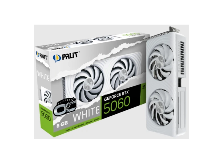 VGA PALIT RTX 5060 White OC 8GB GDDR7