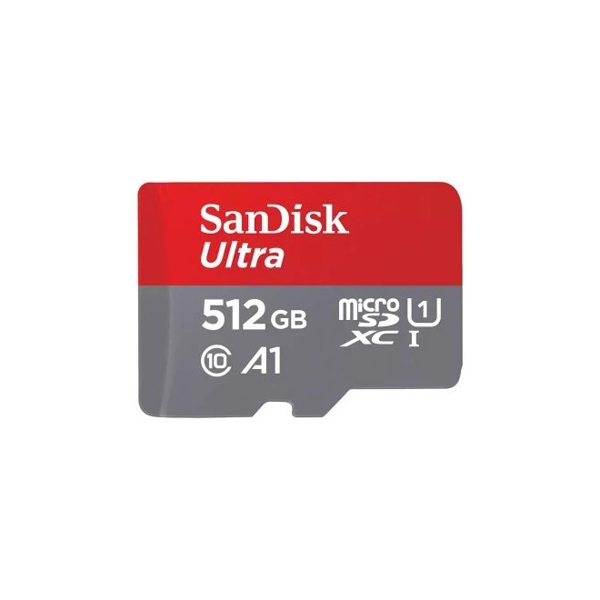 Micro SDXC SanDisk 512GB Ultra, SDSQUAC-512G-GN6MA + adapter