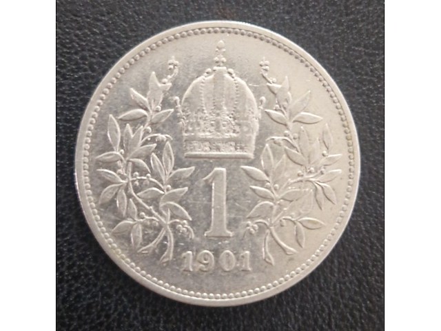 1 korona 1901, Srebro