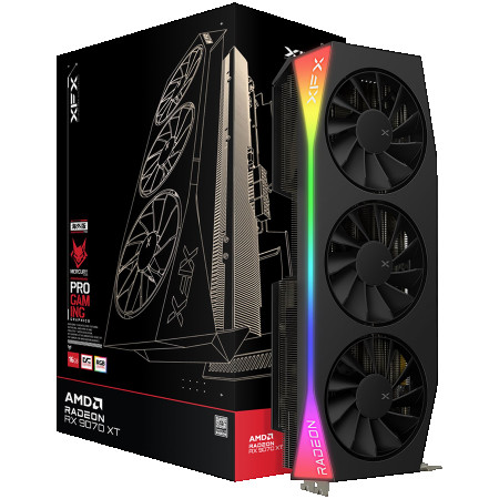 XFX Mercury AMD Radeon RX 9070XT OC Gaming Edition with RGB 16GB GDDR6, HDMI 3xDP ( RX-97TRGBBB9 )