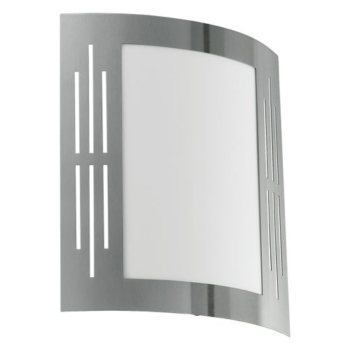 Eglo City spoljna zidna lampa/1, e27, inox