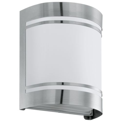 Eglo Cerno spoljna zidna lampa/1, e27, inox/opal staklo, belo