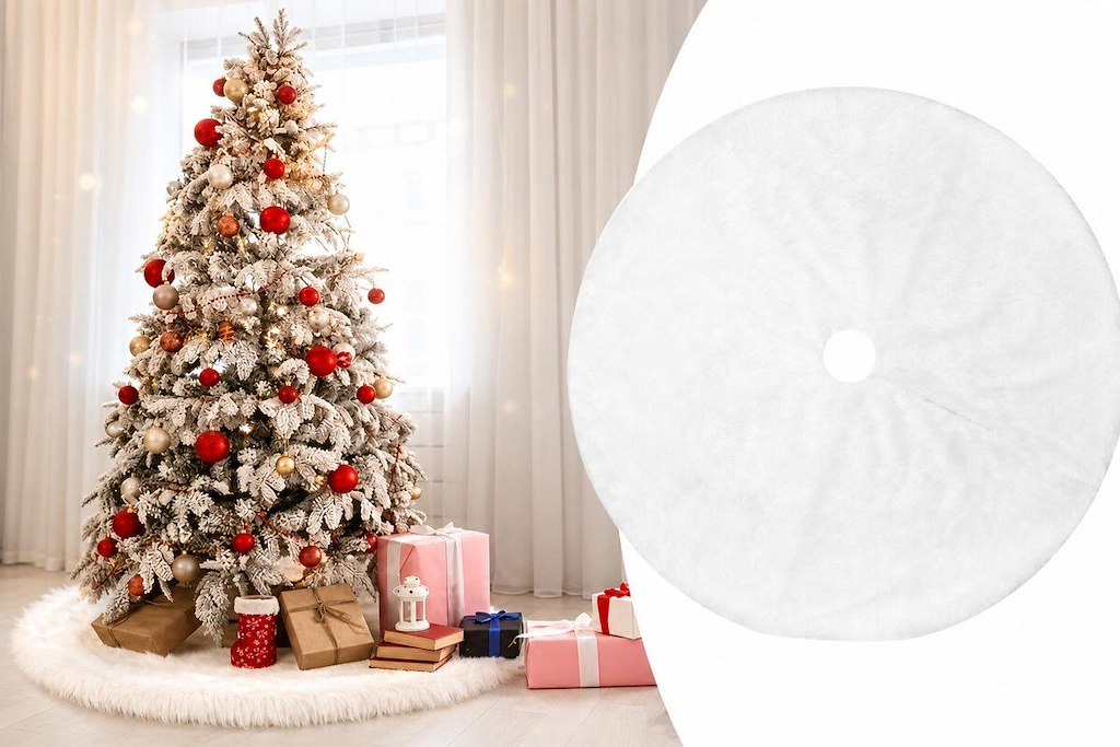 Božićni tepih XmasSkirti, 90 cm    Ispod jelke