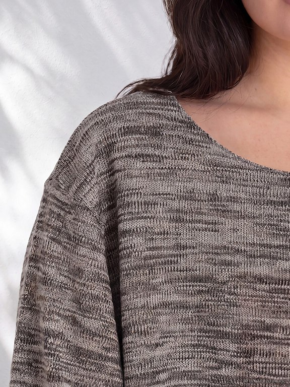 LCW Curve Plus Size Bluzа Sa Uzorkom