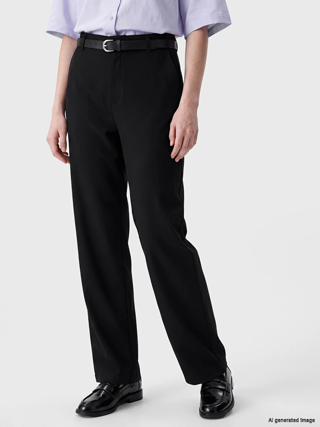 XSIDE Ženske Pantalone Sa Kaišem U Struku