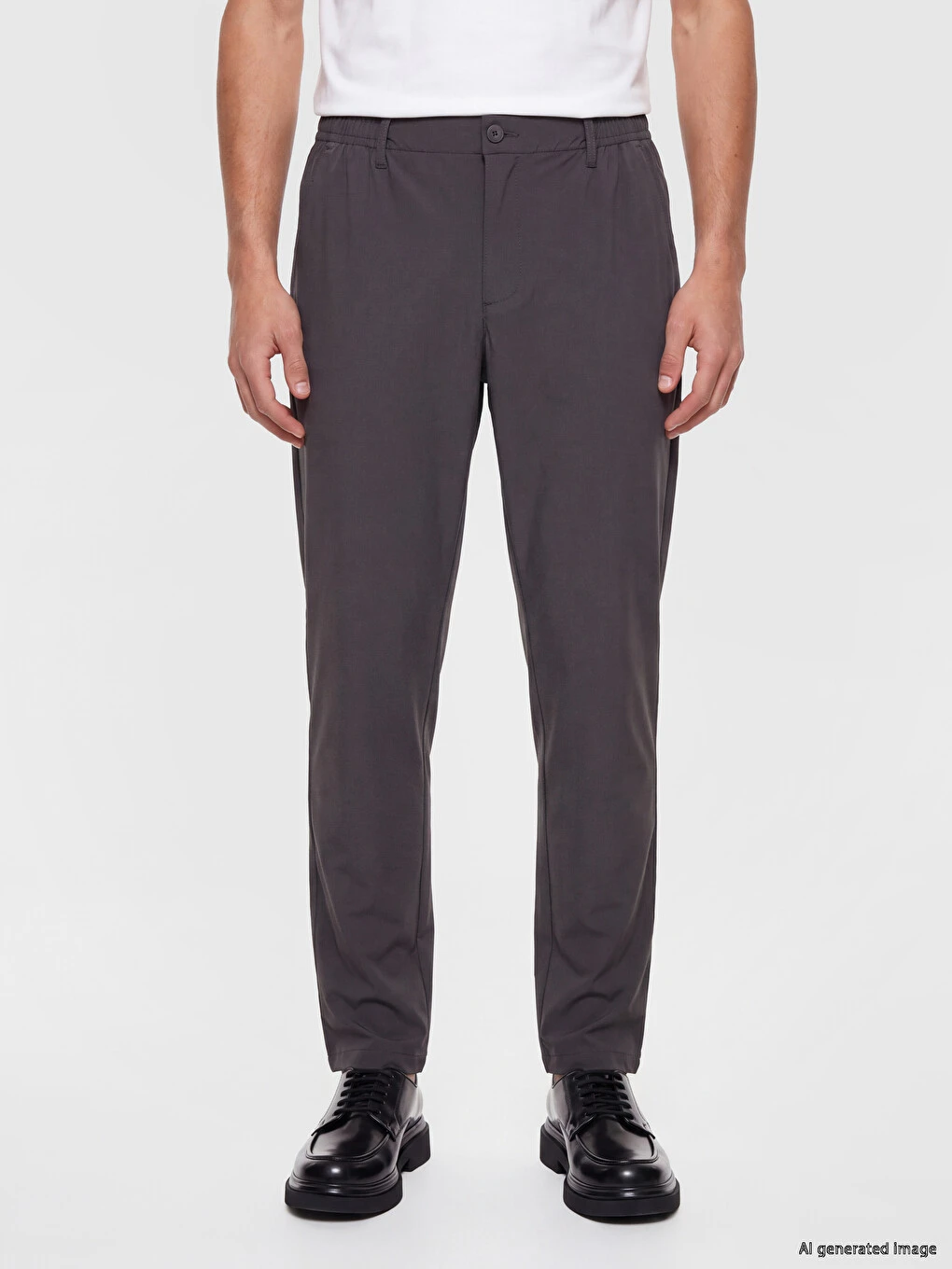 LCW Vision Muške Plisirane Slim Fit Pantalone