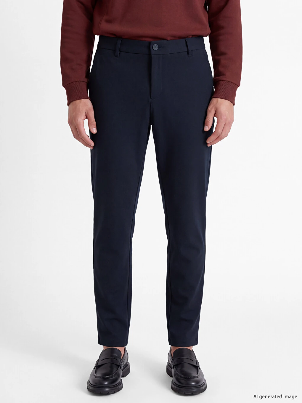 LCW Vision Regular Fit Muške Pantalone Od Dobi Tkanine