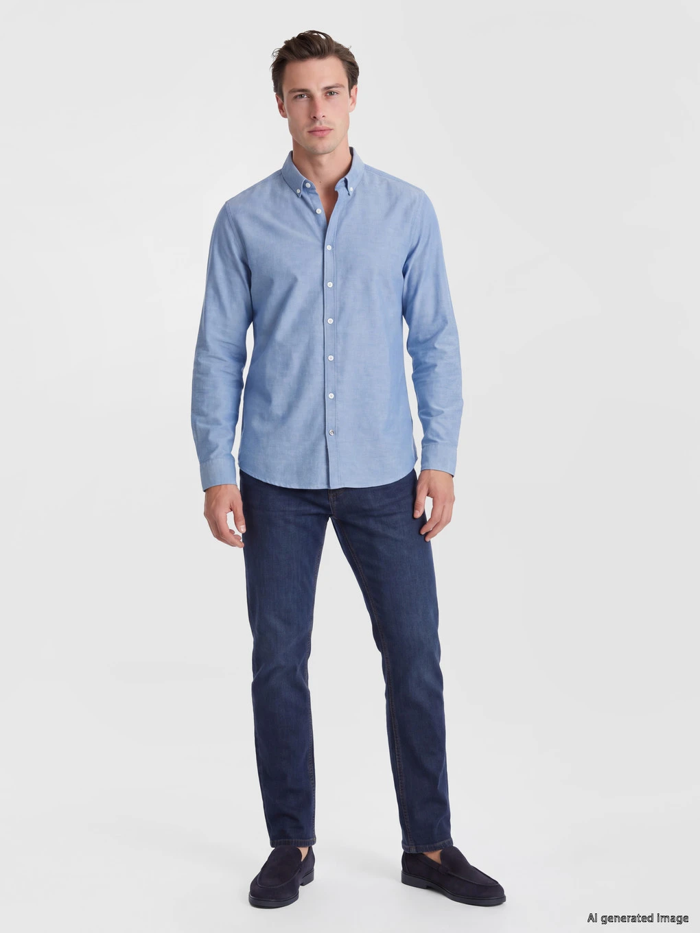 LCWAIKIKI Classic Slim Fit Oksford Muška Košulja
