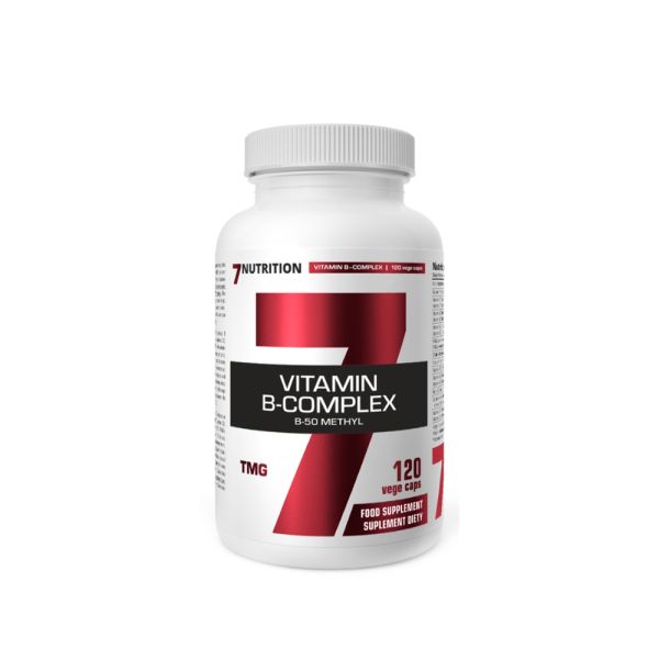 7 NUTRITION, B COMPLEX B-50 METHYL, 120 KAPSULA