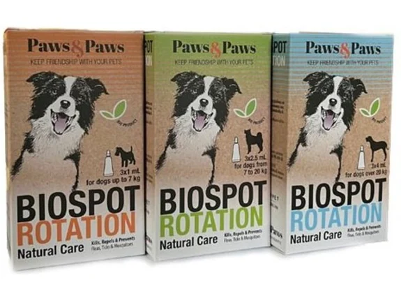 Paws&Paws Biospot Rotation za Psa preko 20 kg 1 Ampula