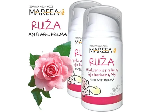 Mareea Krema za lice Ruža & Baobab & Magnezijum 50ml
