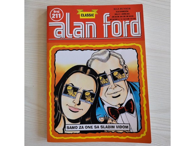 Alan ford 211-classic - Samo za one sa slabim vidom