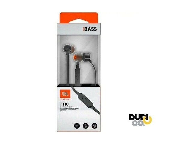 JBL T110E BLACK Slušalice