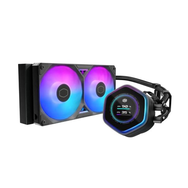 COOLER MASTER MasterLiquid ML 240 Atmos II LCD ARGB vodeno hlađenje crno (MLX-D24M-A25SZ-L1)