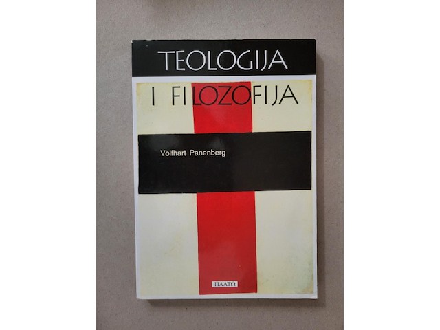 Volfhart Panenberg - Teologija i filozofija, Retko !!!