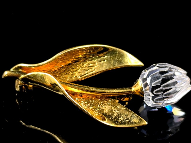 Vintage swarovski bogat damski broš