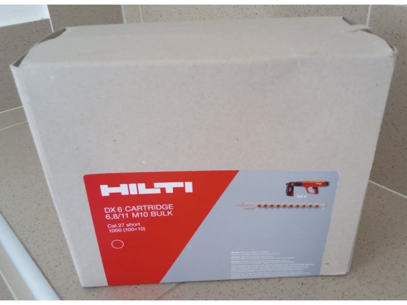 Municija za zakivannje eksera, hilti, 1000 kom