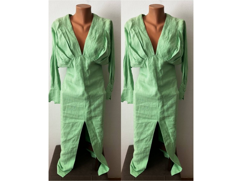 *MASSIMO DUTTI* haljina 100% lan NOVO