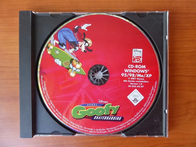 Disney Sport Goofy Skateboarding, PC Windows XP