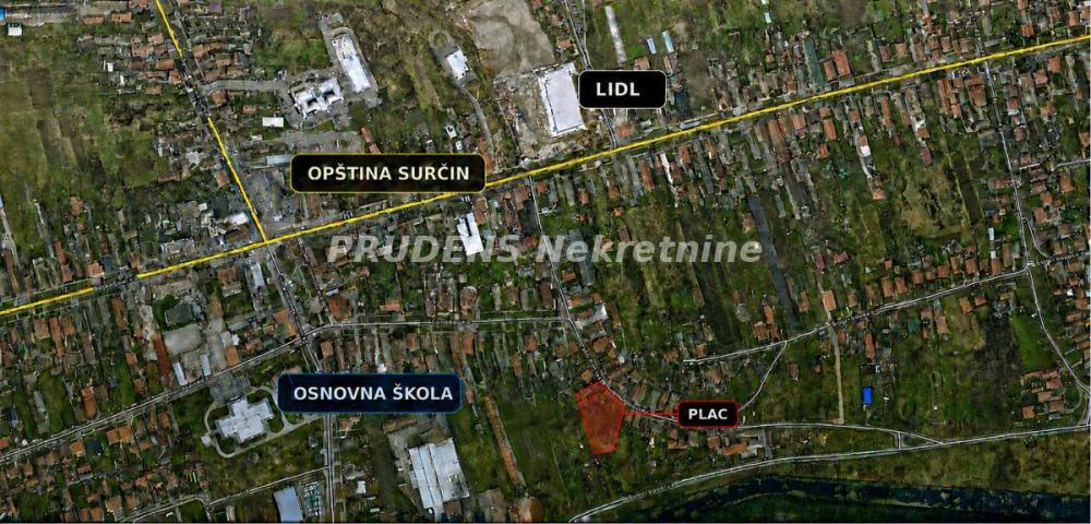 Dragomira Momčilovića Plac na prodaju, Surčin, Surčin (mesto), 420.000€