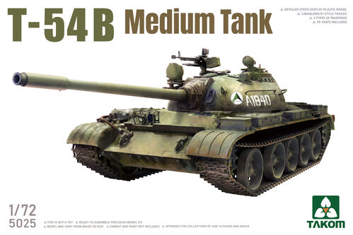 NEW! Takom 5025 T-54 B Medium Tank