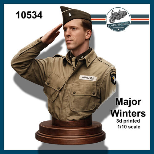 NEW! FC ModelTrend 10534 Major Winters Bust (3D-Printed)