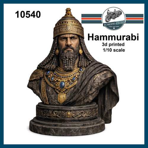 NEW! FC ModelTrend 10540 Hammurabi Bust (3D-Printed)