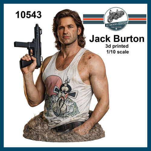 NEW! FC ModelTrend 10543 Jack Burton Bust (3D-Printed)