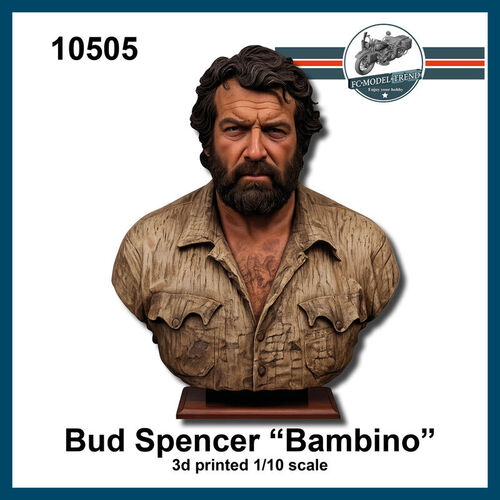 NEW! FC ModelTrend 10505 Bud Spencer "Bambino" Bust (3D-Printed)