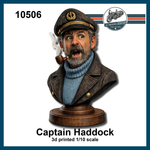 NEW! FC ModelTrend 10506 Captain Haddock Bust (3D-Printed)