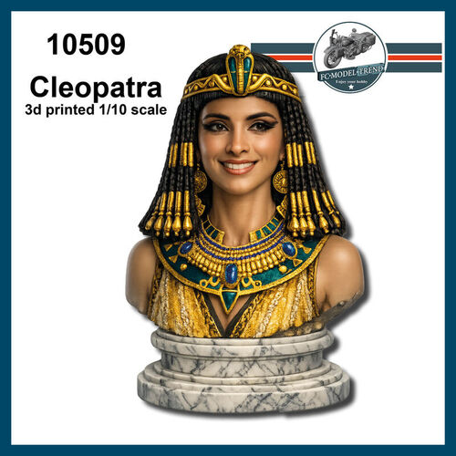 NEW! FC ModelTrend 10509 Cleopatra Bust (3D-Printed)
