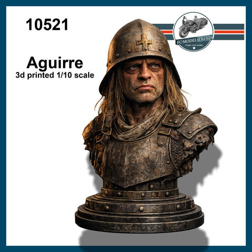 NEW! FC ModelTrend 10521 Lope de Aguirre Bust (3D-Printed)