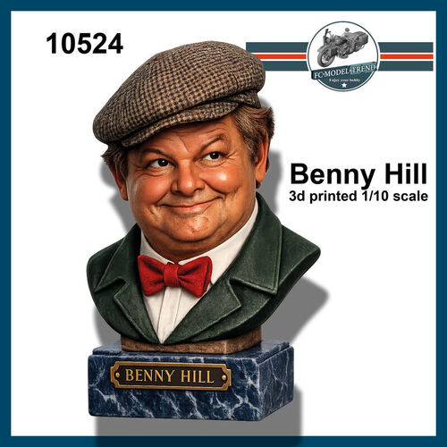 NEW! FC ModelTrend 10524 Benny Hill Bust (3D-Printed)