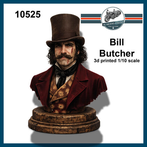 NEW! FC ModelTrend 10525 Bill Butcher Bust (3D-Printed)