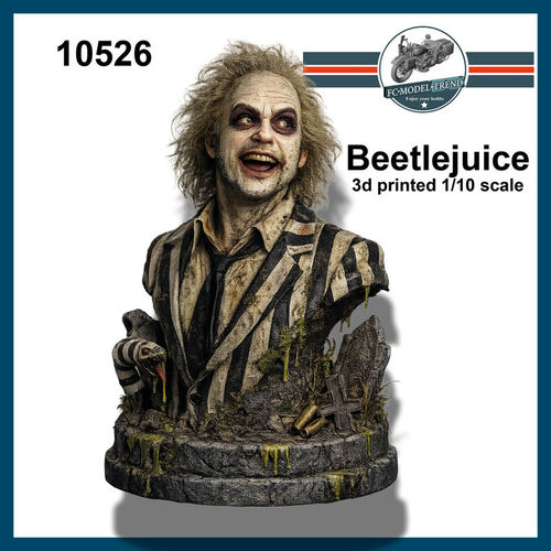 NEW! FC ModelTrend 10526 Beetlejuice Bust (3D-Printed)
