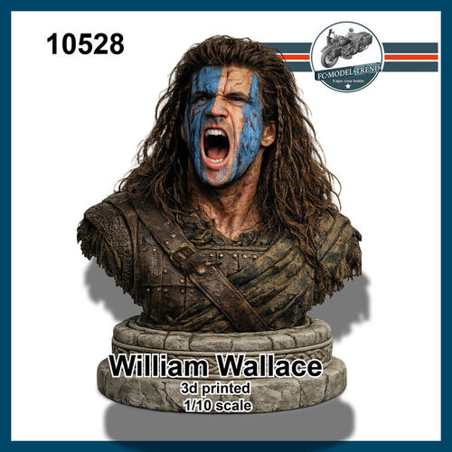 NEW! FC ModelTrend 10528 William Wallace Bust (3D-Printed)