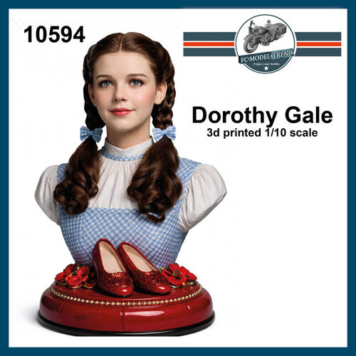 NEW! FC ModelTrend 10594 Dorothy Gale Bust (3D-Printed)