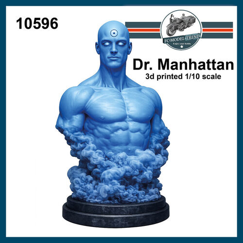 NEW! FC ModelTrend 10596 Dr. Manhattan Bust (3D-Printed)