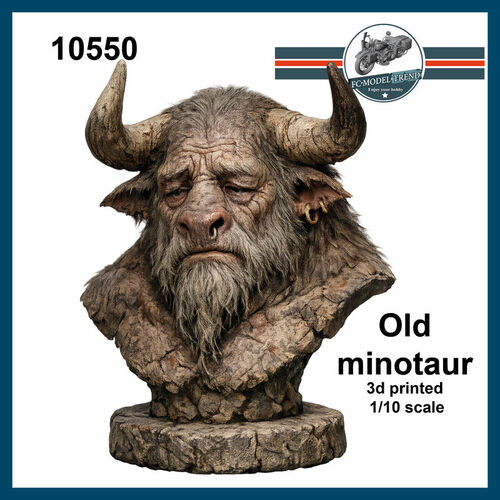 NEW! FC ModelTrend 10550 Old Minotaur Bust (3D-Printed)