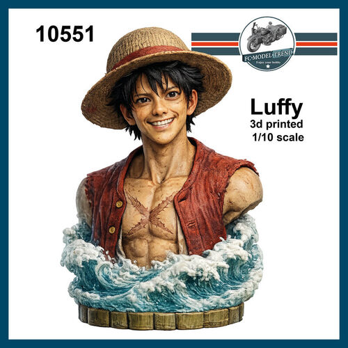 NEW! FC ModelTrend 10551 Luffy Bust (3D-Printed)
