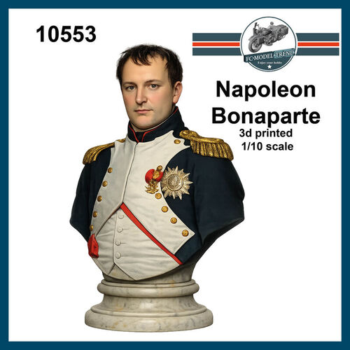 NEW! FC ModelTrend 10553 Napoleon Bonaparte Bust (3D-Printed)