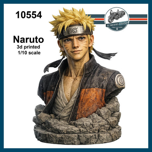 NEW! FC ModelTrend 10554 Naruto Bust (3D-Printed)