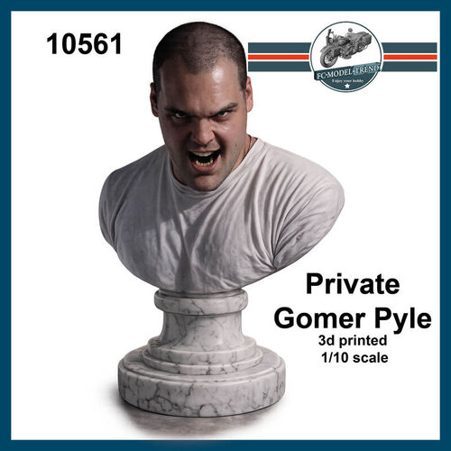 NEW! FC ModelTrend 10561 Private Gomer Pyle Bust (3D-Printed)