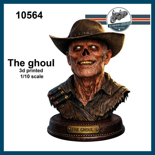 NEW! FC ModelTrend 10564 Fallout The Ghoul Bust (3D-Printed)