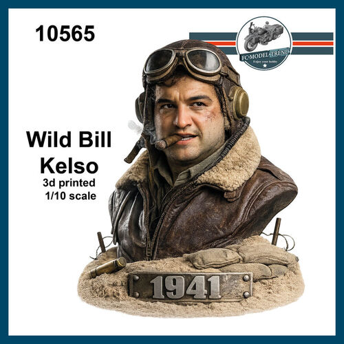 NEW! FC ModelTrend 10565 Wild Bill Kelso Bust (3D-Printed)