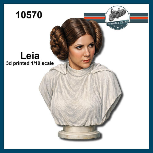 NEW! FC ModelTrend 10570 Leia Bust (3D-Printed)